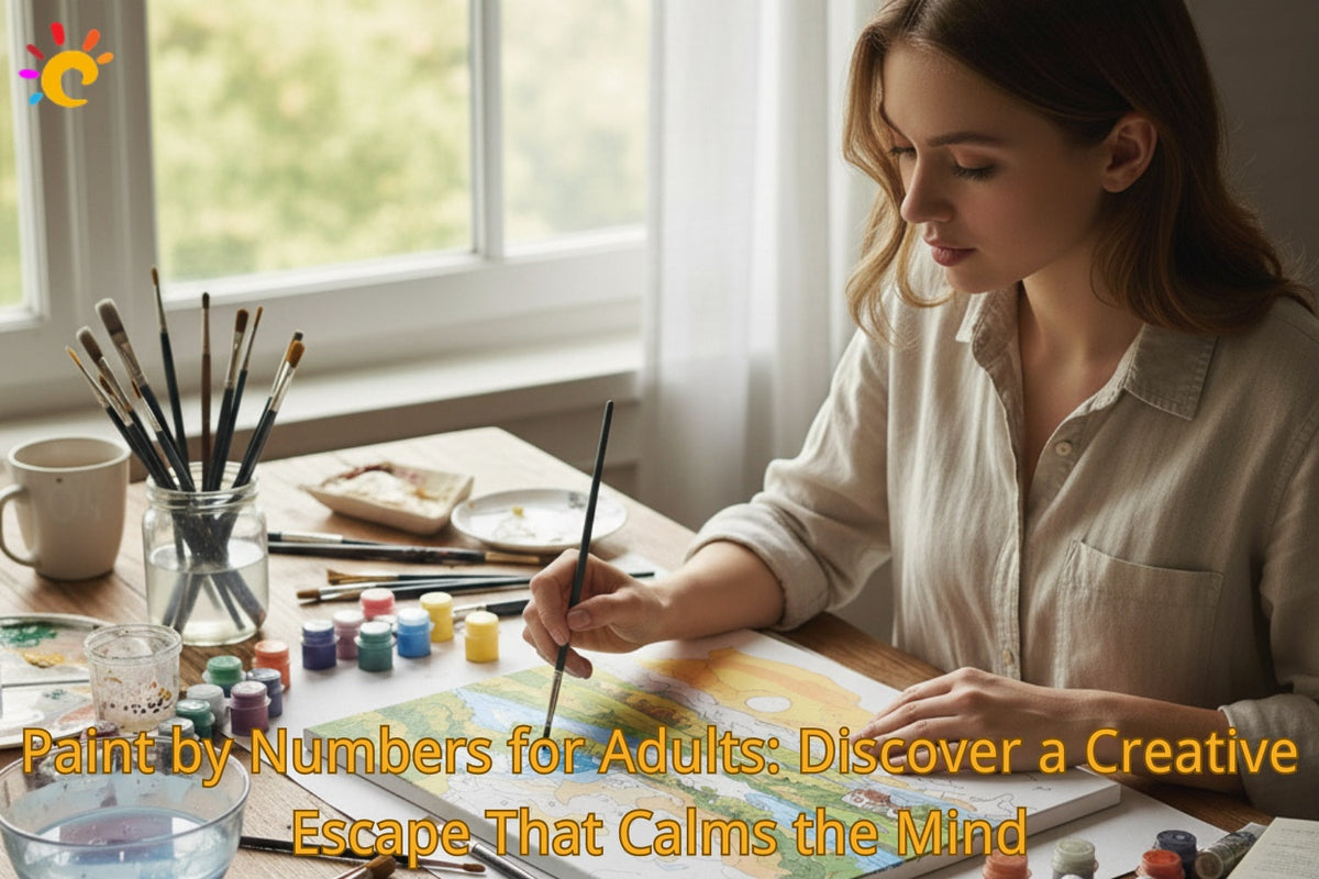 Paint by Numbers for Adults: Discover a Creative Escape to Calms the M ...