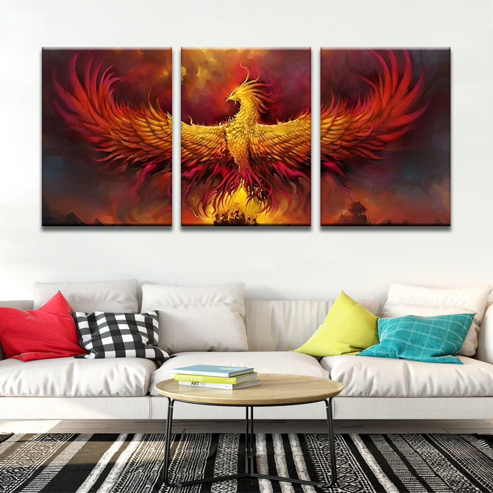 Phoenix 3 Pack Paint By Numbers Kits Adults – Houseart.uk